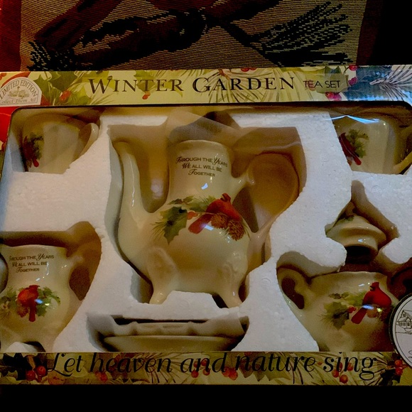 Kitchen | Limited Edition Winter Garden Tea Set | Poshmark